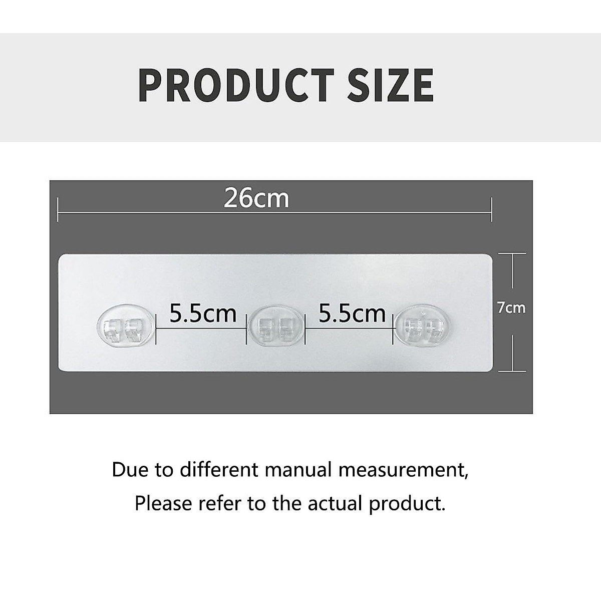 Onlianan 2 Pcs Shower Caddy Adhesive Replacement, No Drilling Heavy-Duty Adhesive Stickers Replacement for Shower Caddy Shelves Bathroom Storage, Wall Mount Sticker Strips Pads