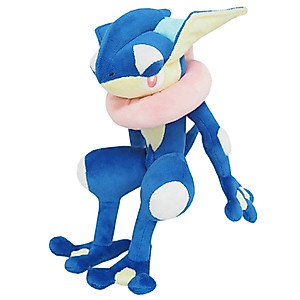 Sanei Pokemon All Star Collection PP50 Greninja 9"" Stuffed Plush, Blue