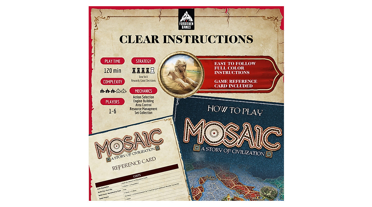 Mosaic: Strategy Board Game for Fun Family Nights
