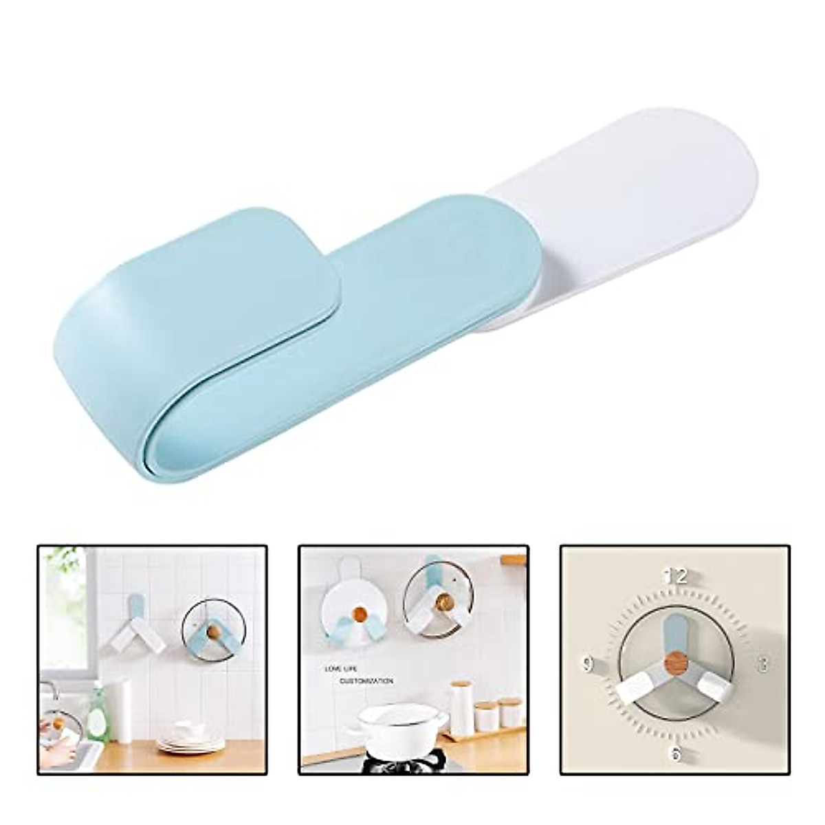 Colcolo Pan Lid Organizer Multipurpose Storage Holder for Kitchen Cutting Board Cabinet Door