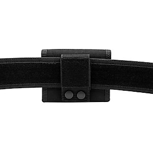 Dotacty Duty Belt Gloves Pouch Latex Disposable Glove Holder Carrier Folded Pockets Police Law Enforcement Officer Security Firefighter EMS EMT Paramedic First Responders Nylon Bag Hook Loop Closure