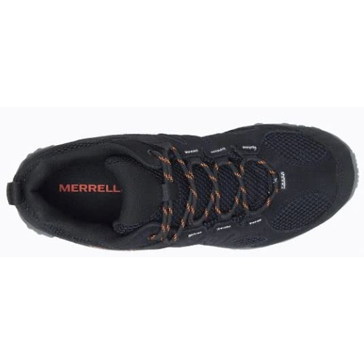 Merrell Men's Yokota 2 Hiking Shoe, Black/Exuberance, 10.5 M US