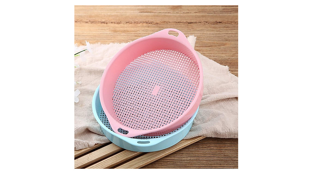Pink Garden Sieve for Soil & Gravel – Buy Now!