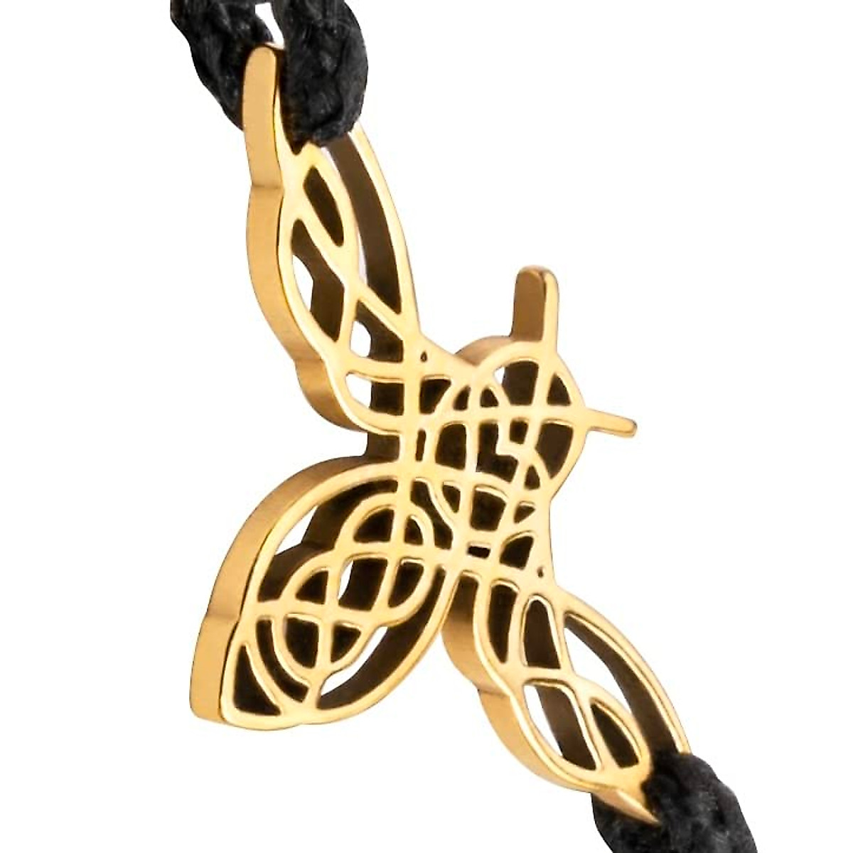 THE LACRIMA FOUNDATION Embrace Elegance: Limited Edition Wild Honey Bee Bracelet - Yellow Gold