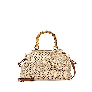 Patricia Nash Cantinella Crochet Bag Natural One Size