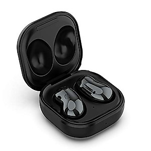 Wired Charging Case Compatible for Samsung Galaxy Buds Live, Charger Case Dock Station for Galaxy Buds Live SM-R180 (Black)