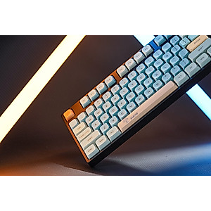 ZMX PBT Dye Sublimation Custom Keycap Set,Banyan Tree Theme XDA Profile Personalized 127 Keys Computer Accessory for MX Switch Mechanical Gaming Keyboard
