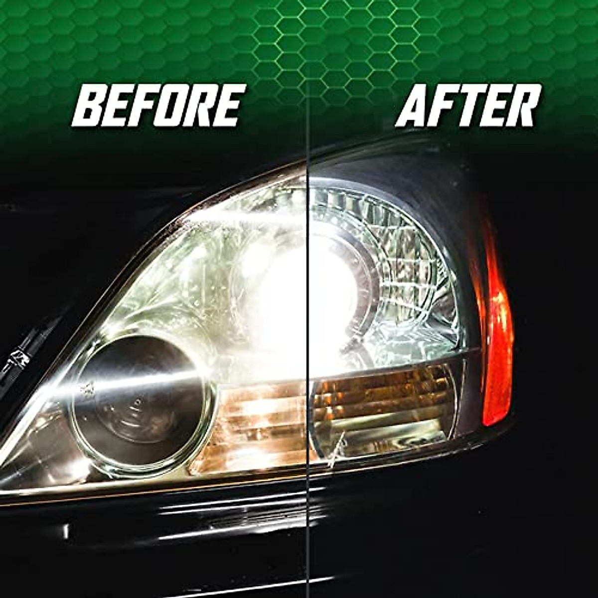 Turtle Wax 51768 Headlight Restorer Kit Headlamp Cleaning Restores Brightness Kit, (Old Version)