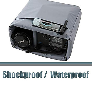 G-raphy Camera Case Camera Bag Insert Portable Inner Bag Waterproof Shockproof for DSLR SLR Mirrorless Cameras, Lenses, Nikon, Canon, Sony,Panisonic and etc
