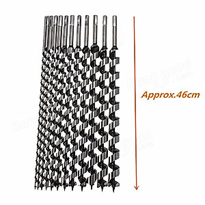 Drill Bits Twist Drill Bit - 460mm 6-28mm Shank Brad Point Drill SDS Auger Spiral Wood Drilling (26mm) - 1 x Drill Bit