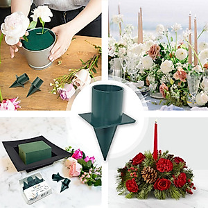 Floral Taper Candle Holder 6 Pcs by LifeStyle Channel