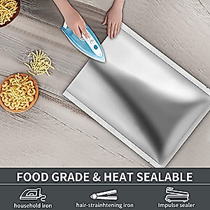 15Pk 5 GALLON Mylar Bags - Mylar Bags for Food Storage for Beans, Grains, Wheat, Rice, Dry Aging Bags for Meat - Long Term Food Storage Bags