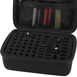 HUIZHU EVA Storage case with Elastic Protective Sponge for Storing 5IO pen Battery and Electronics and USB Charger and U disk (Black)