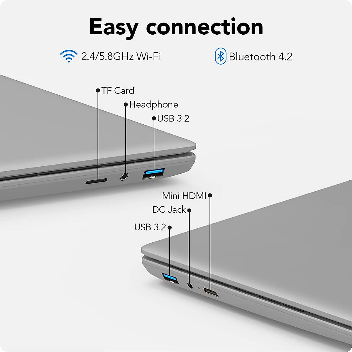 ApoloSign Laptop Computer, 15.6 Inch Windows 11 Laptops with 12GB RAM 512GB SSD, Intel Celeron N5095(Up to 2.8GHz), FHD IPS Display, Mini HDMI, Webcam, Dual Wi-Fi, Bluetooth 4.2 (2023 New)