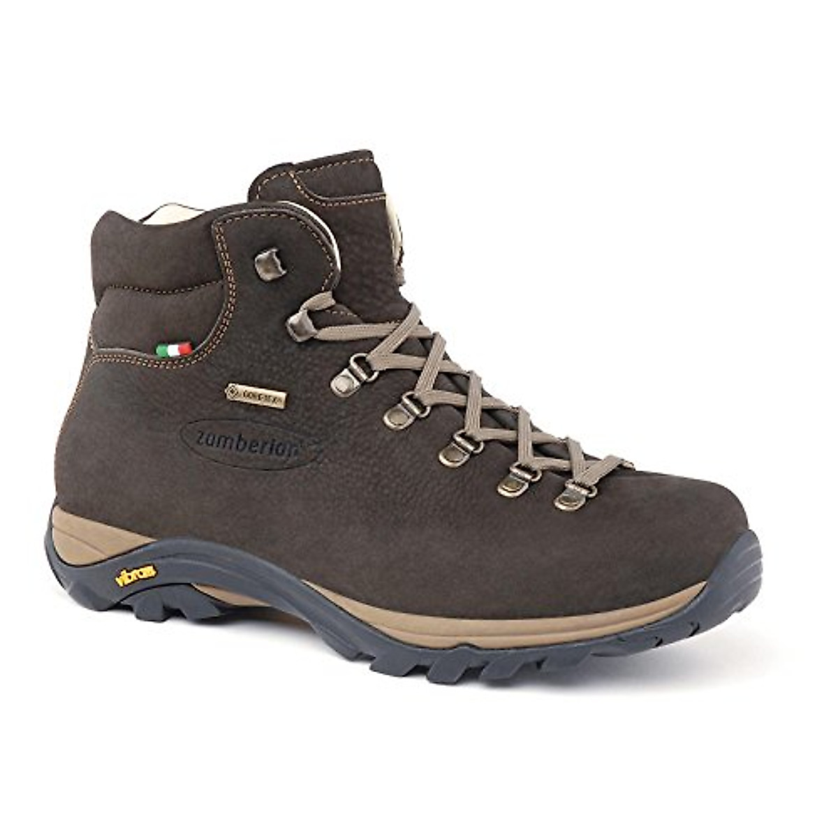 Zamberlan Men's 320 Trail LITE EVO GTX Dark Brown Leather Hiking Boots Size 45H / 11