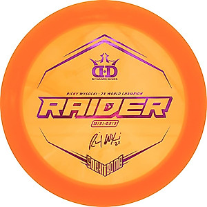 Dynamic Discs Limited Edition Ricky Wysocki Sockibomb Lucid Ice Raider Distance Driver Golf Disc [Colors May Vary] - 173-176g