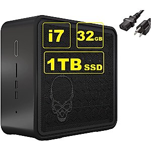 2021 Newest Intel NUC 9 NUC9i7QNX Ghost Skull Canyon Extreme Gaming Box Elite Business Desktop (Intel 6-Core i7-9750H, 32GB RAM, 1TB PCIe SSD) 2 x Thunderbolt, WiFi 6, HDMI, Windows 10 Pro, (Renewed)
