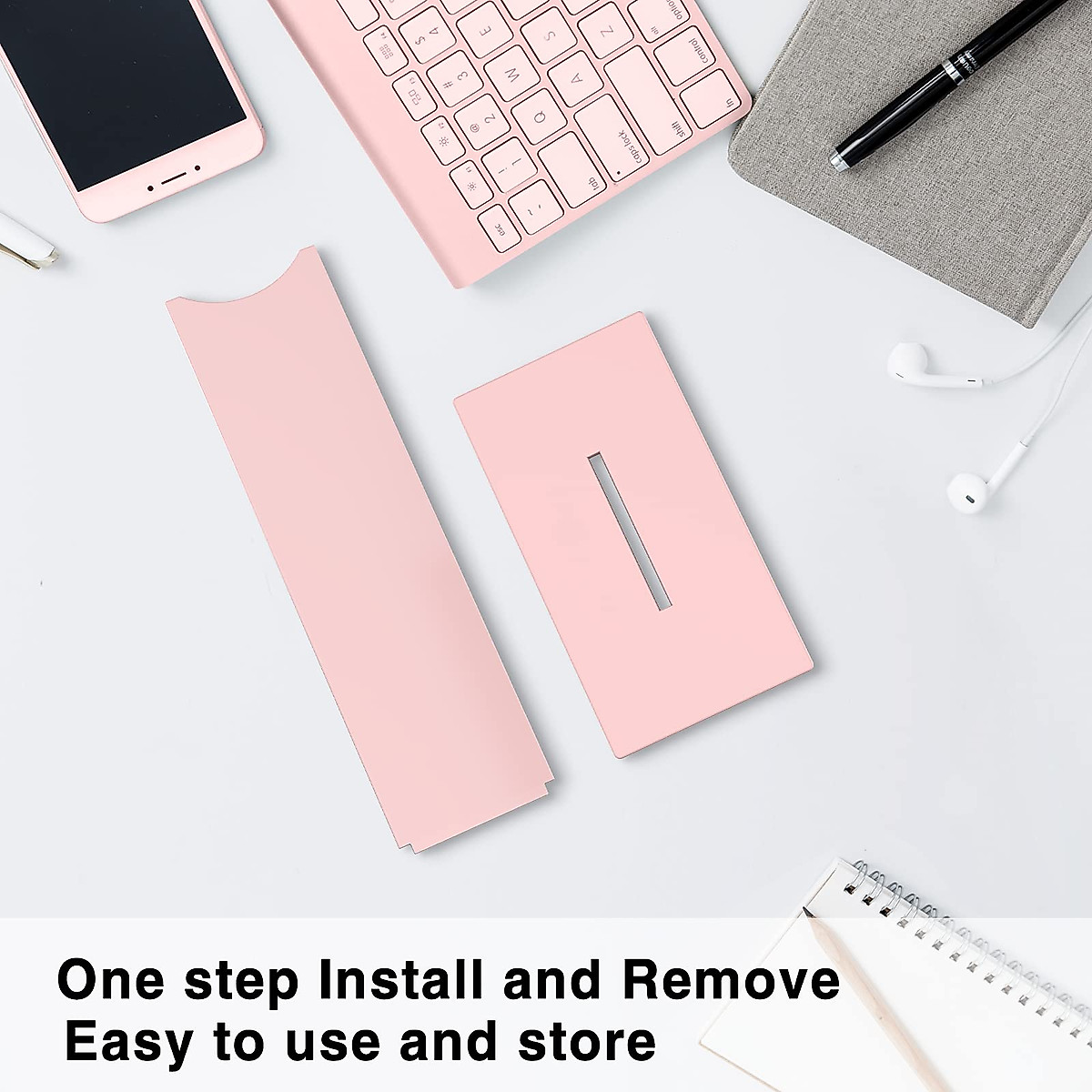 SIMGAL Pink Headphones Stand, Universal Gaming Headset Holder Hanger with Stable Base K9 Cat Ear Headset(Not Included) and All Headphones