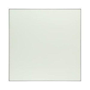 Pro Safe Glass 14 Square Tempered Clear Glass Table Top - 3/8 Thick with Flat Polish Edge