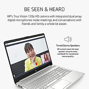 HP 2023 Newest Laptop, 15.6" HD Touchscreen, Intel Core i3 1115G4 up to 4.1GHz, 32GB RAM, 1TB SSD, Intel UHD Graphics, Wi-Fi, Bluetooth, Numeric Keypad, Windows 11 Home in S Mode, ‎Natural Silver