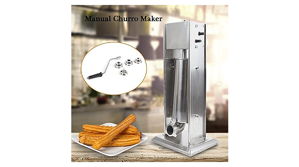 Premium Commercial Churro Maker - 5L Capacity & 4 Nozzles