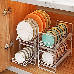 Oroonoko Dish Drying Rack Set with Movable Drainboard,Updated 2 Tier Drawer Metal Dish Drainers for Kitchen Counter at Home,RV,Restaurant Decor