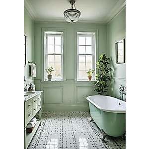 Dimoon 118''x17.7'' Green Peel and Stick Wallpaper Contact Paper Modern Self Adhesive Wall Paper Removable Renter Friendly Textured Solid Color Shelf Cabinet Vinyl Roll (118''x17.7'',Light Green)