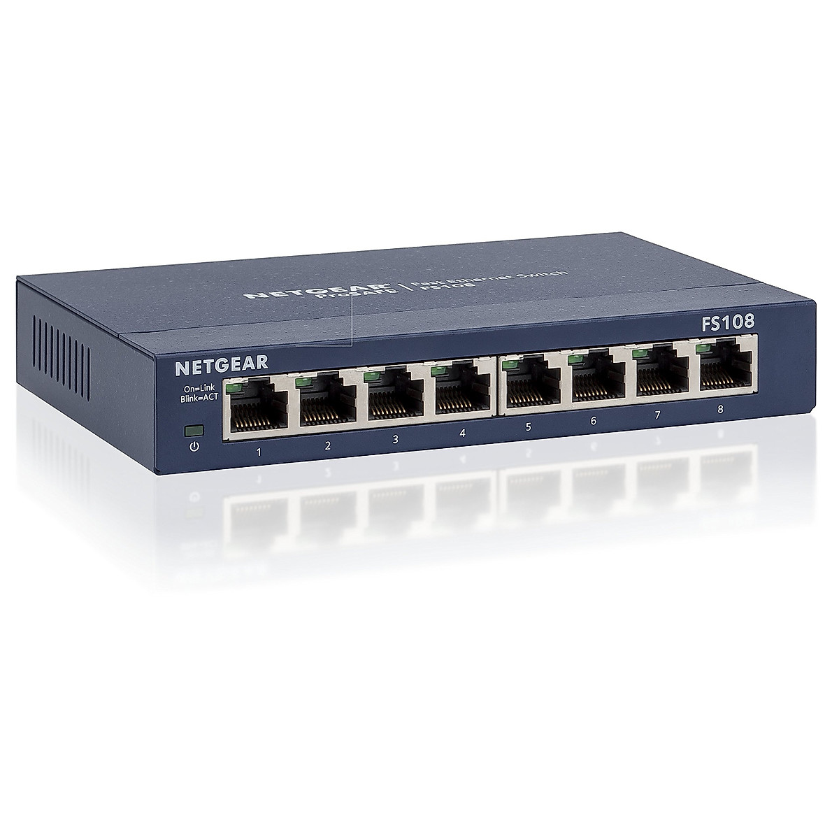 Netgear ProSafe FS108NA 8-Port 10/100 Fast Ethernet Switch