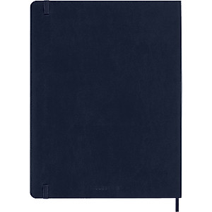 Moleskine Classic 18 Month 2022-2023 Weekly Planner, Soft Cover, XL (7.5" x 9.75"), Sapphire Blue