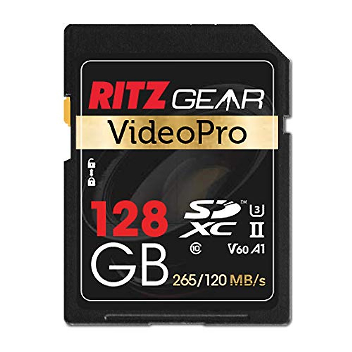 UHS-II SD Card 128GB SDXC Memory Card U3 V60 A1, Extreme Performance Professional Sd-Card (R 265mb/s 120mb/s W) for Advanced DSLR, Well-Suited for Video, Including 4K,8K, 3D, Full HD Video