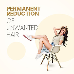 NEUD Natural Hair Inhibitor for Permanent Reduction of Unwanted Body & Facial Hair in Men & Women - Pack of 1