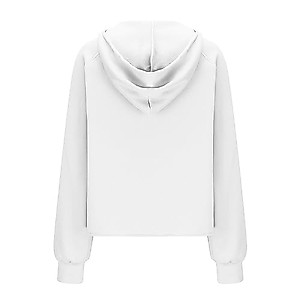 Half Zip Hoodie For Women Winter Casual Hoodies Loose Fit Winter Comfy Hooded Sweatshirts Warm Pullover Sudadera Con Cremallera Completa Tops De Gelatina Florecientes Para Mujer Workout Tops Moda
