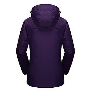 MAGCOMSEN Winter Jacket Women Winter Coats For Women Ski Jacket Snowboard Jacket Snow Jacket Rain Jacket 3 In 1 Jacket Waterproof Jacket Skiing Jacket