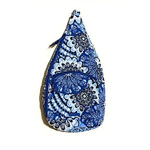 Vera Bradley Essential Sling Backpack Blue Star Medallion