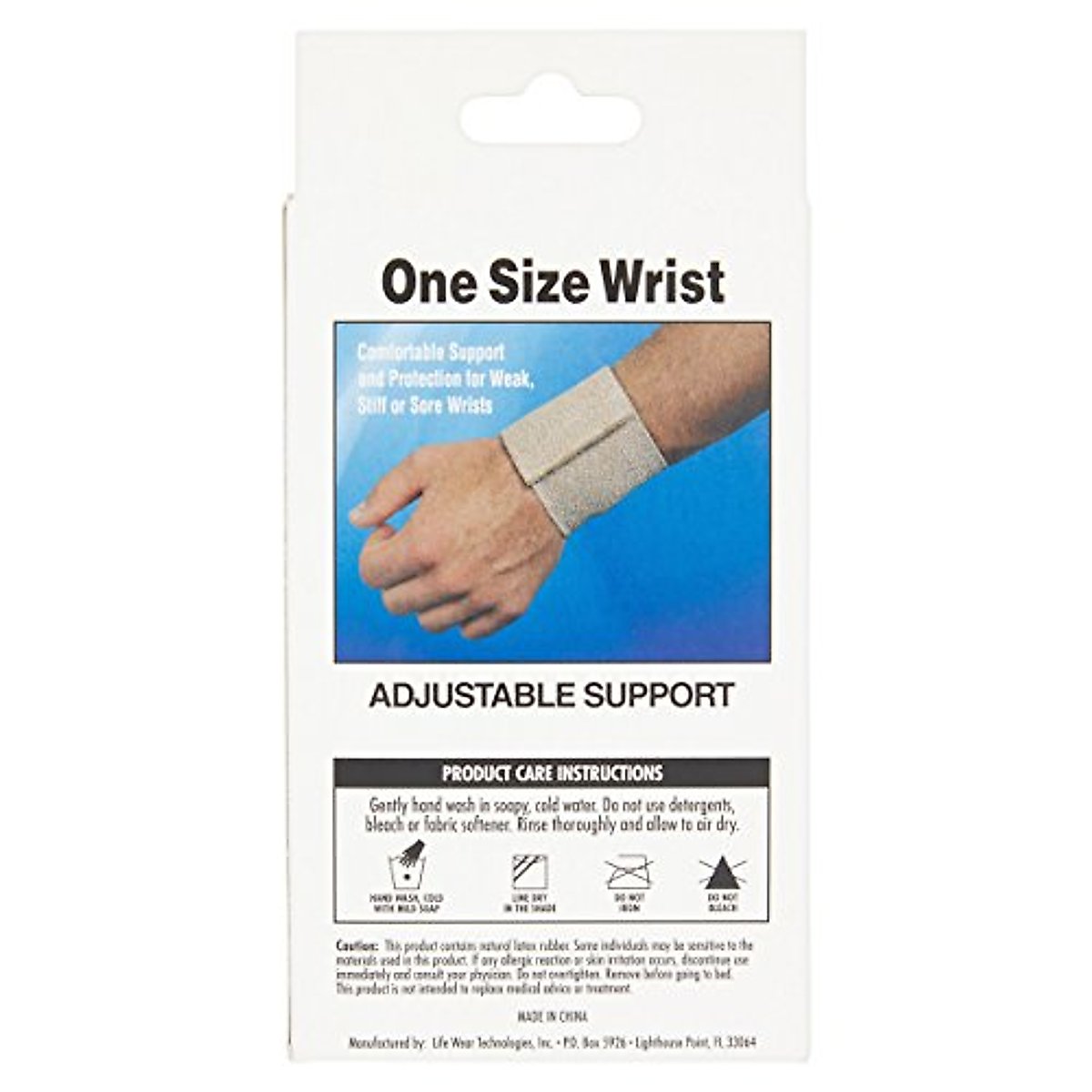 Flex Aid Wrist Support Wrap- Elastic Support with Loop- Wrist Brace for Carpal Tunnel, Arthritis, Tendonitis, Exercise, Weight Lifting, Calisthenics and More- One Size