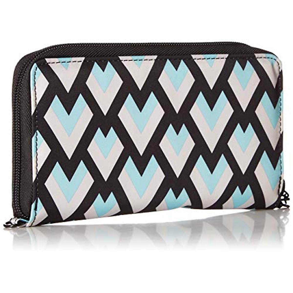 JuJuBe Be Spendy Zippered Wallet, Onyx Collection - Black Diamond