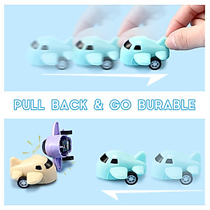 50 Pcs Small Plane Toys Mini Airplanes Treasure Box Toys for Classroom Pull Back Airplane Party Favors Fighter Jet Toy Helicopter Toys Plane Playset Figures for Birthday Day Gifts Goodie Bags Fillers