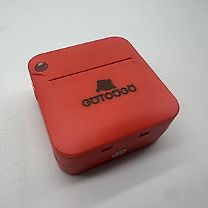 GOTOOGO Mini Sticker Printer,Bluetooth Portable Thermal Inkless Sticker Maker, Free Cut Small Pocket Printer for Pictures,Photos, Journals, DIY Creation, Study Notes, Compatible with iOS&Android