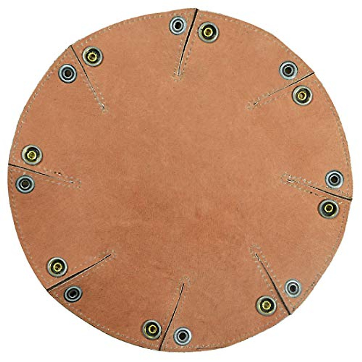 Hide & Drink, Thick Leather Catchall Circular Valet Tray, Dice Holder, Cash Holder, Key Organizer, Home and Office Accessories, Handmade Includes 101 Year Warranty :: Bourbon Brown