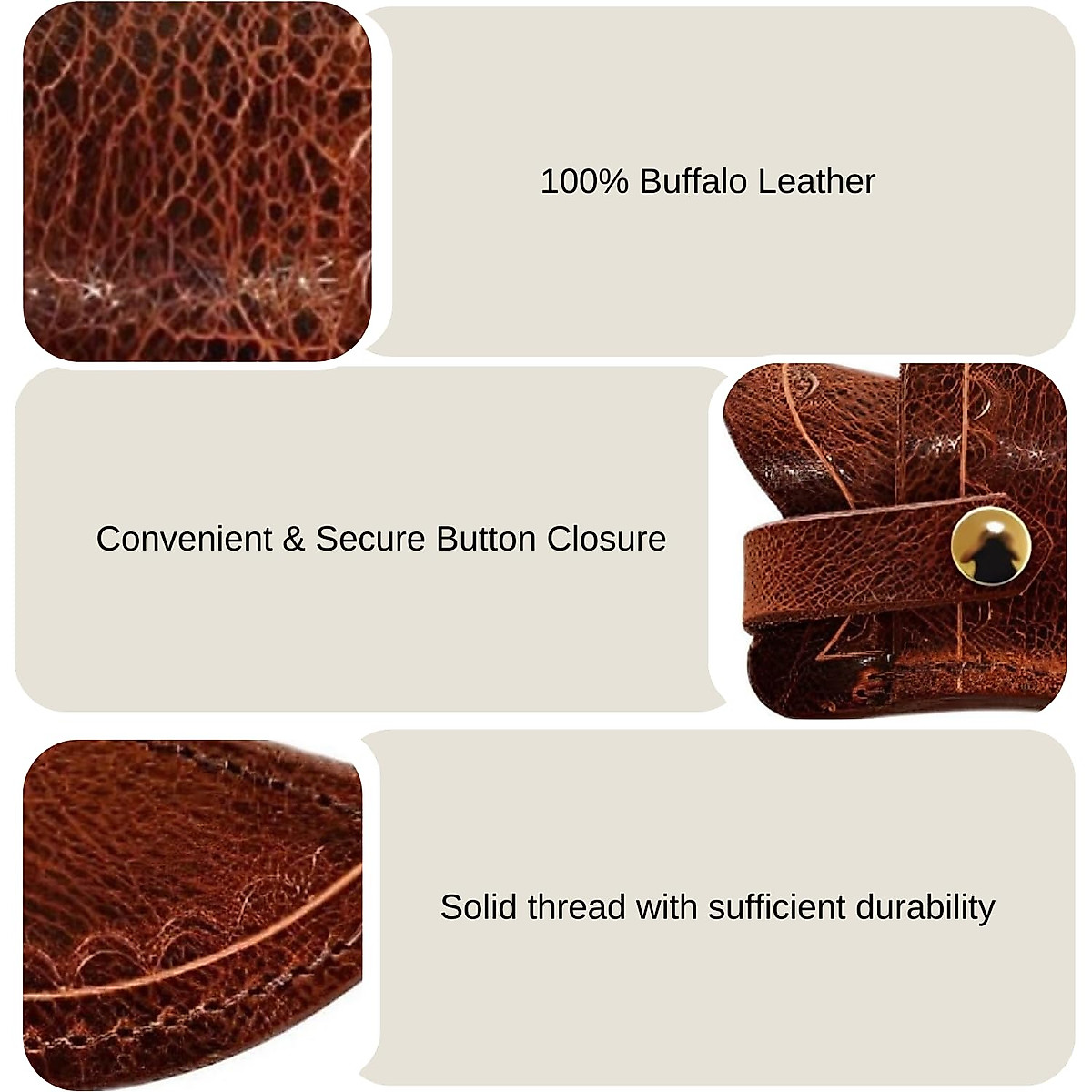 Coast Leathers Custom Leather Knife Sheath for Buck 119 Knife, Fixed Blade Knife Holder, Cross Draw Knife Holster - Antique Brown