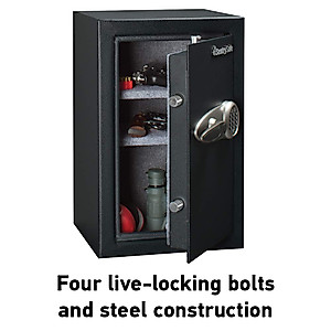 SentrySafe XX-Large Black Floor Safe with Digital Coded Keypad, Gun Safe for Handgun or Other Valuables, 2.2 Cubic Feet, T6-331