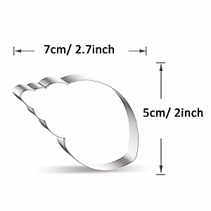 WJSYSHOP Nassariidae Whelk Shell Seashell Conch Cookie Cutter