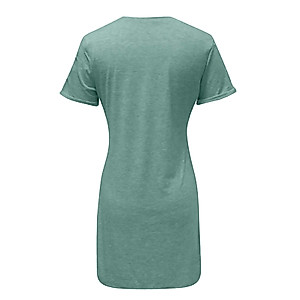 Bridesmaid Dresses for Wedding The Short Tie Solid Leisure Women's Dress Knot Fashion Color V Neck Sleeves Women's Dress Green