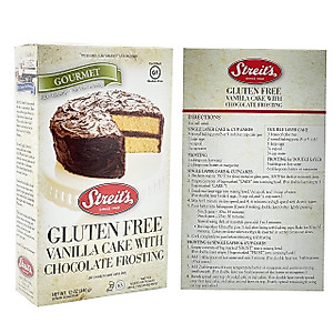 Streit's Vanilla Cake Mix, Homestyle Vanilla with Chocolate Frosting, Kosher For Passover, 12 Oz (Vanilla Cake with Chocolate Frosting, 2-Pack)