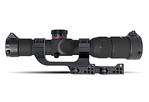 Monstrum G2 1-4x24 First Focal Plane FFP Rifle Scope with BDC Reticle | ZR302 Quick Release Scope Mount | Bundle