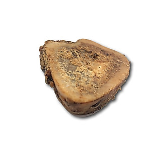 Top Dog Chews - Dog Bones with Bone Marrow, Made in The USA, (6 Slices), Beef Femur, Long Lasting Dog Chews, All-Natural - Great for Small and Medium Dogs