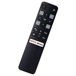 Remote Control (RC802V FNR1) Replacement for All TCL Android 4K UHD Smart TV Without Voice Command
