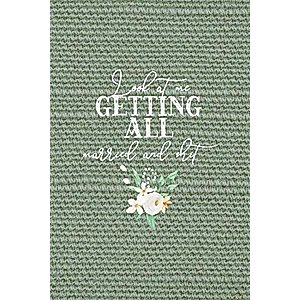 Look At Me Getting All Married And Shit: All Purpose 6x9" Blank Lined Notebook Journal Way Better Than A Card Trendy Unique Gift Olive Green Texture Bridesmaid