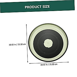 Zerodeko 2pcs rotatable Tray Lazy Susans Home Edit Organizers Kitchen Clear Bathroom Organizer Tabletop Round Turntable Storage Tray Fridge Desk Tray Tableware to Rotate The pet Household