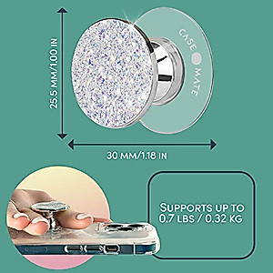 Case-Mate - Minis - Phone Grip - Cell Phone Holder - Suction Cup Cell Phone Stand [Removable For Wireless Charging] For iPhone 14 Pro Max/ 13 Pro Max/ 12 Pro Max/ S23 Ultra/ Pixel 7 - Twinkle Stardust